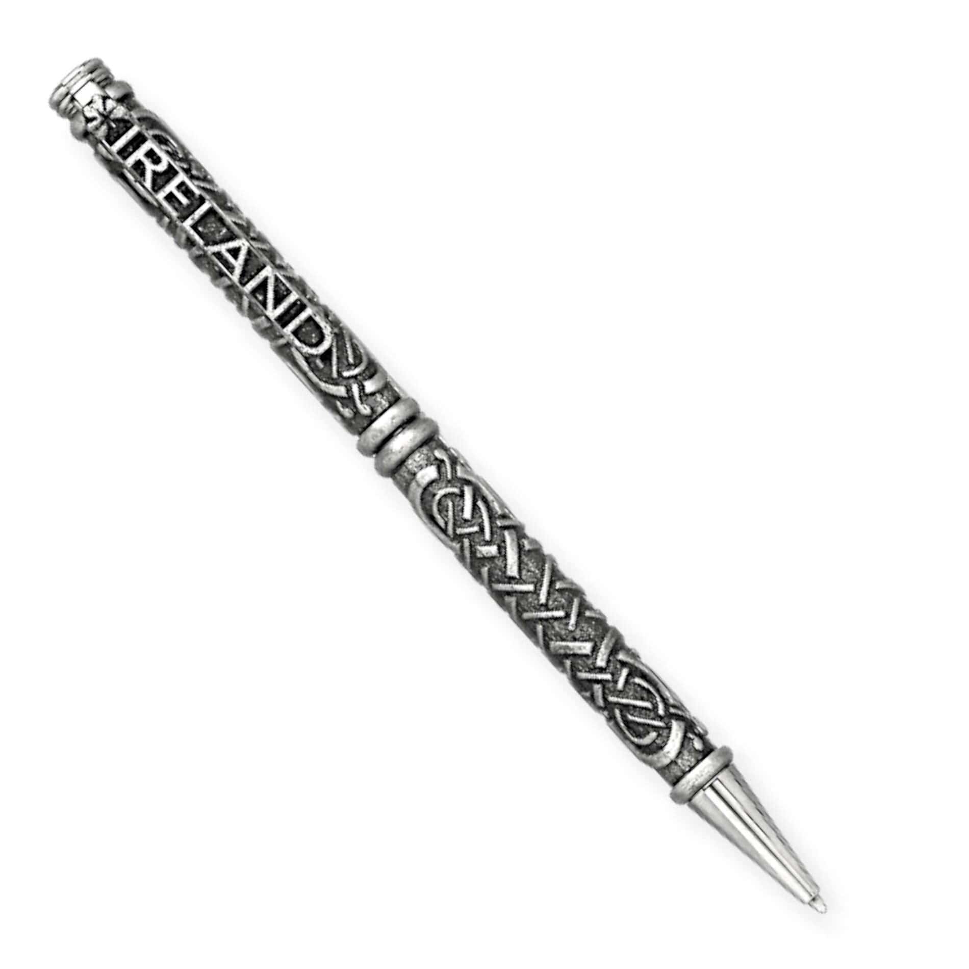 Celtic Knot Pewter Pen – Handmade in Ireland by Mullingar Pewter