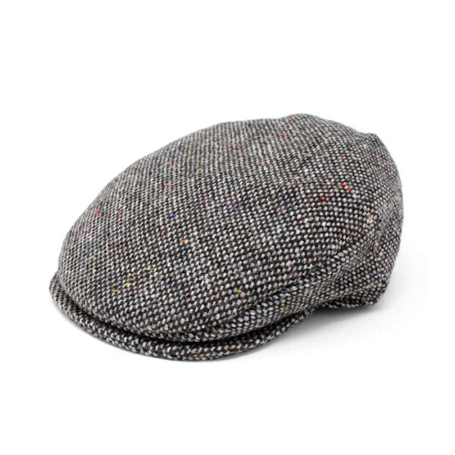 Irish Tweed Cap | Vintage Style Hat | Granite Grey | Hanna Hats